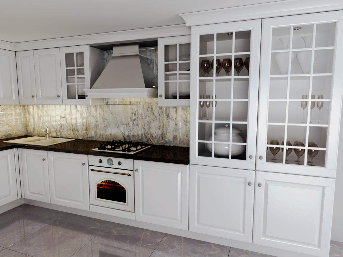 Country L Mutfak Dolabı - Mutfak Dolabı Modelleri